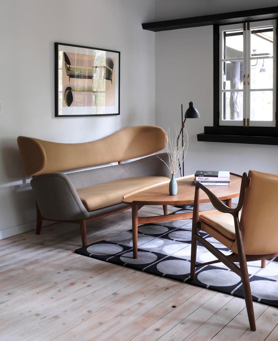 Finn Juhl Baker Sofa, Wood and Fabric by House of Finn Juhl For Sale at ...