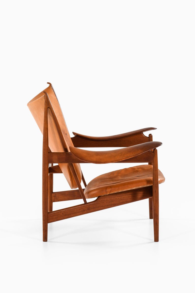 Finn Juhl Chieftain Easy Chair Produced by Cabinetmaker Niels Vodder ...