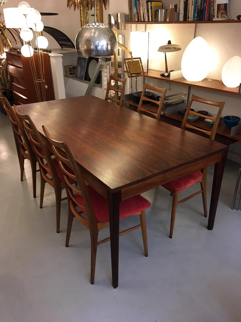 Finn Juhl Diplomat Rosewood Dining Table at 1stDibs