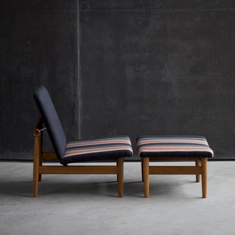 Finn Juhl Japan Series Chair, Foss Fabric For Sale at 1stDibs | finn ...