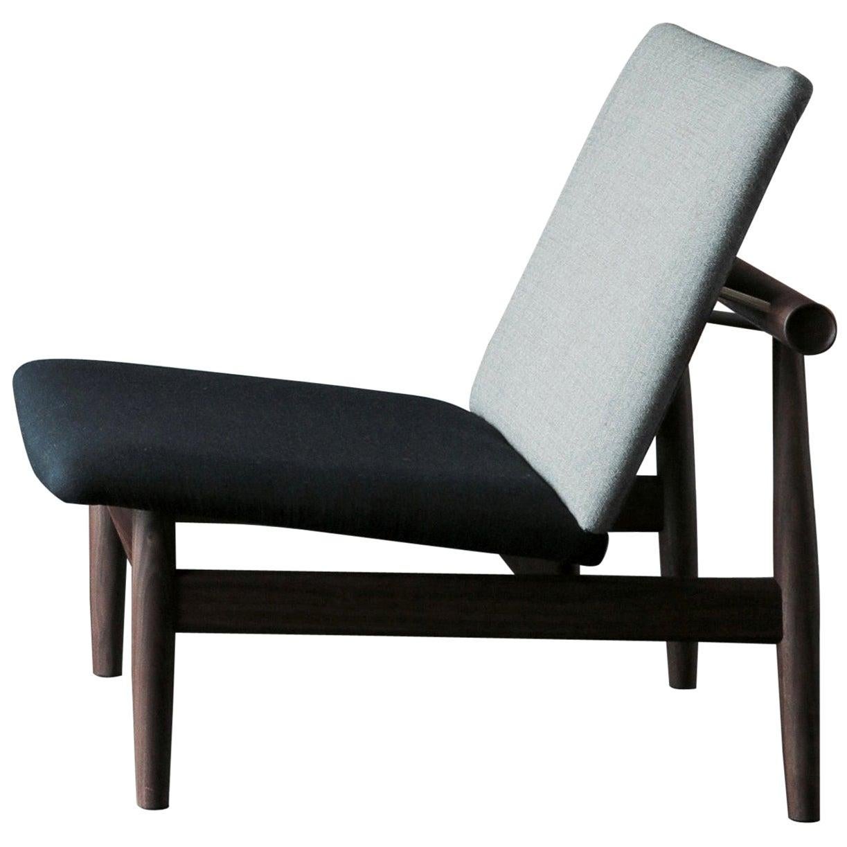 Finn Juhl Japan Series Chair, Foss Fabric For Sale at 1stDibs