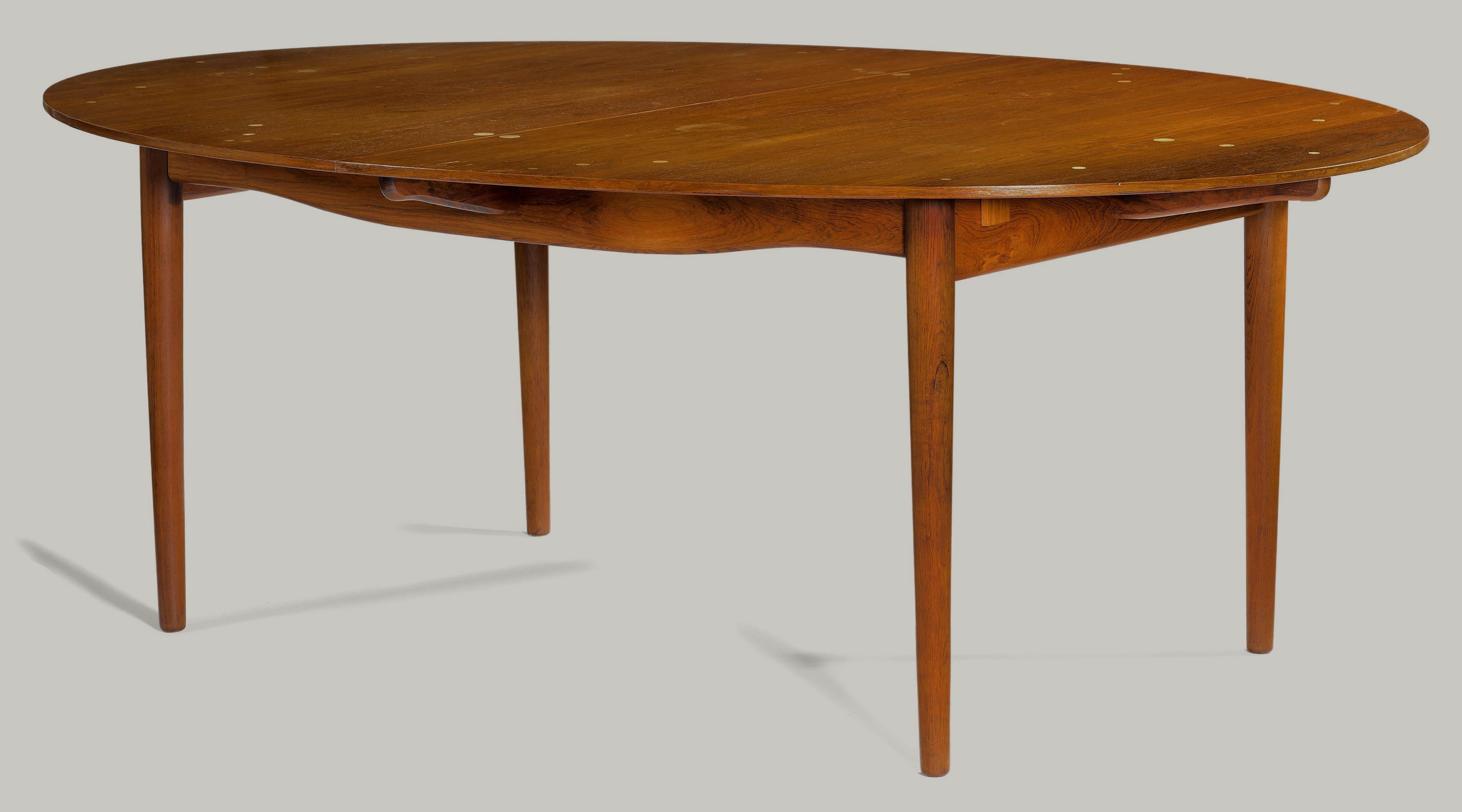 Finn Juhl Dining Table Model Judas Produced by Niels Vodder in Denmark ...