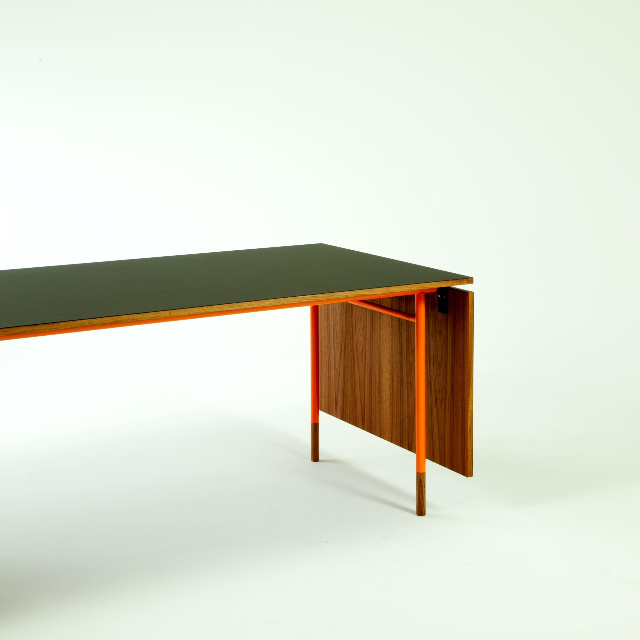 Finn Juhl Nyhavn Dining Table with Two Drop Leaves, Lino and Wood For ...
