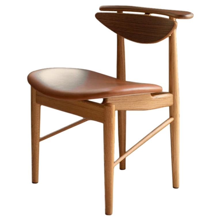 Finn Juhl Reading Chair, Black Wood and Harald Velour Fabric For Sale ...