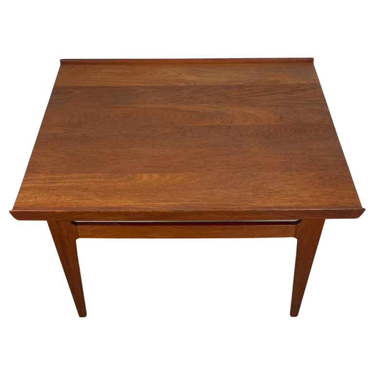 Finn Juhl Square Teak Coffee Table, Denmark, 1950s For Sale at 1stDibs