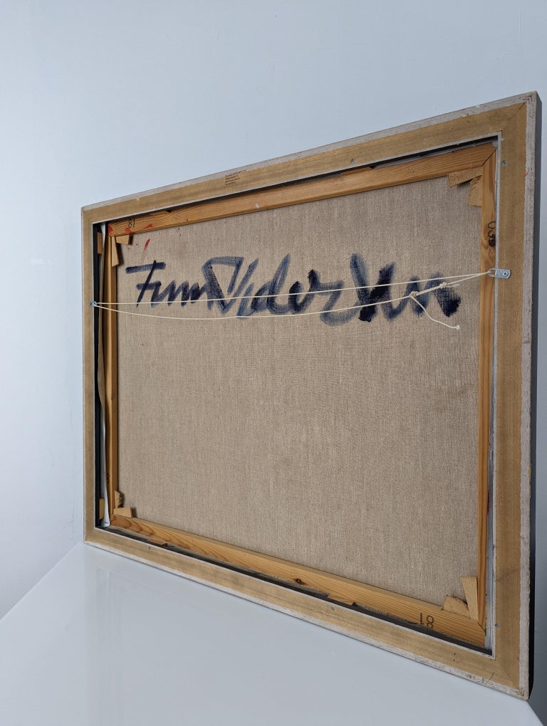 Finn Pedersen En Oleo Sobre Lienzo, 1990s For Sale at 1stDibs