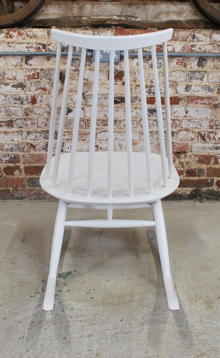 Finnish Mademoiselle Rocking Chair by Ilmari Tapiovaara For Sale at 1stDibs
