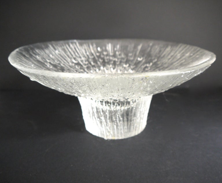 Finnish, Scandinavian Modern 'Starburst' Crystal Centrepiece, Ittala ...