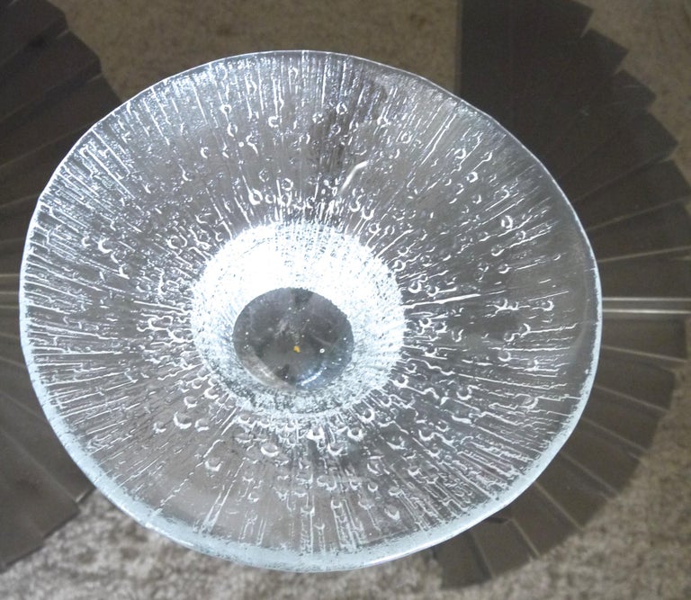 Finnish, Scandinavian Modern 'Starburst' Crystal Centrepiece, Ittala ...