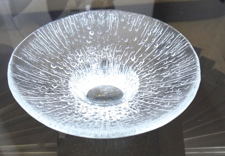 Finnish, Scandinavian Modern 'Starburst' Crystal Centrepiece, Ittala ...