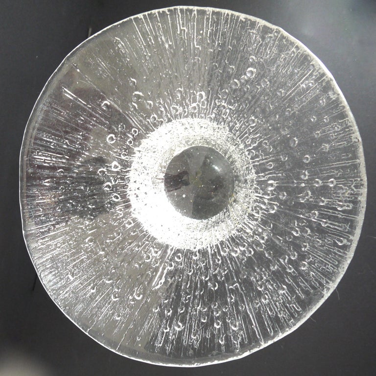 Finnish, Scandinavian Modern 'Starburst' Crystal Centrepiece, Ittala ...