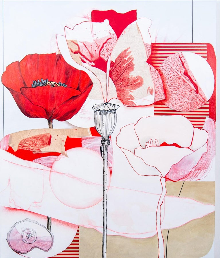 Fiona Ackerman - Carmine - lively, narrative, overlapping botanicals ...