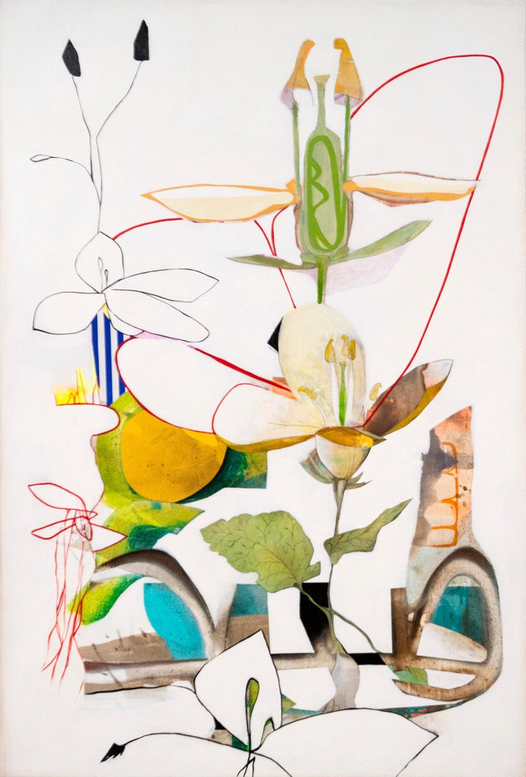 Fiona Ackerman - Cosmos - large, floral, narrative, abstract, still ...