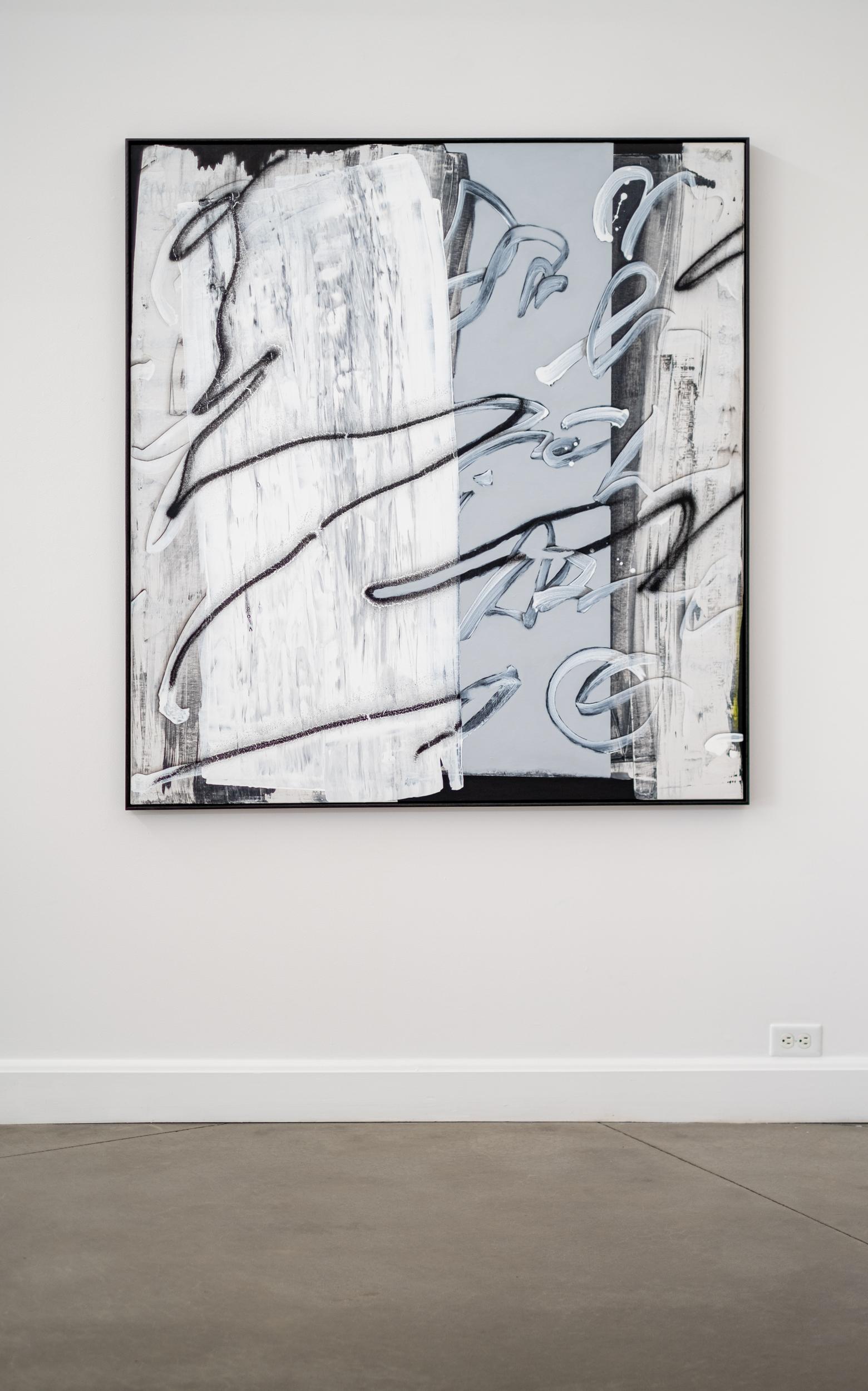 Fiona Ackerman - The Spaces - contemporary, gestural, abstract, spray ...