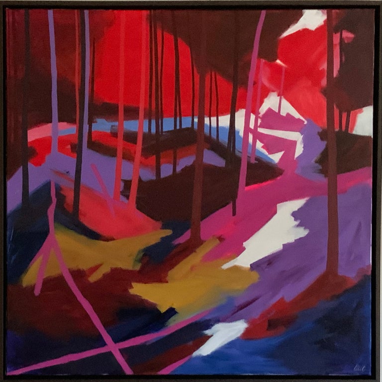 Fiona Pearce - Dash, Contemporary Artwork, Vibrant Abstract Painting ...