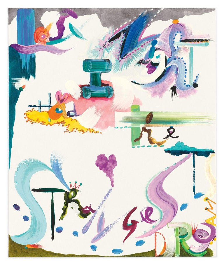 Fiona Rae - Drawing (last night I had the strangest dream) For Sale at ...