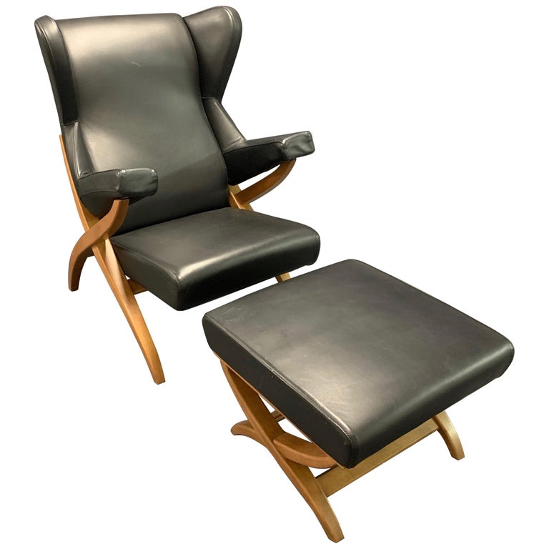 Fiorenza Armchair and Stool by Franco Albini for Arflex at 1stDibs