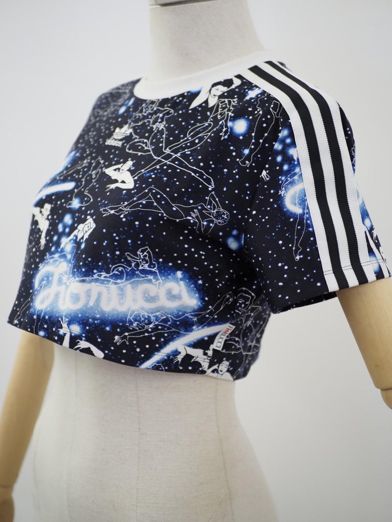 Fiorucci x Adidas multicoloured top For Sale at 1stDibs