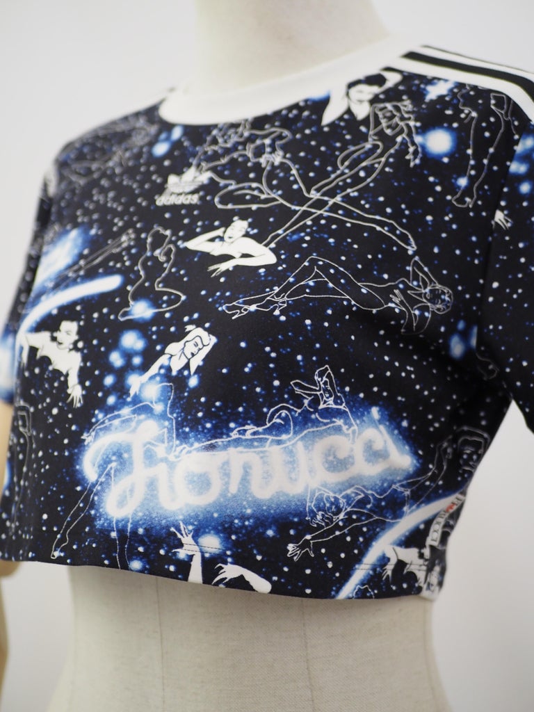 Fiorucci x Adidas multicoloured top For Sale at 1stDibs