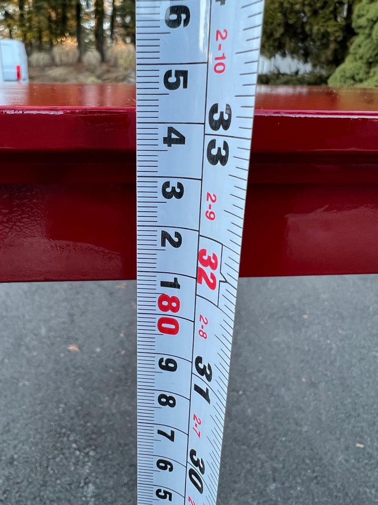 Fire Engine Red Asian Console Table For Sale at 1stDibs