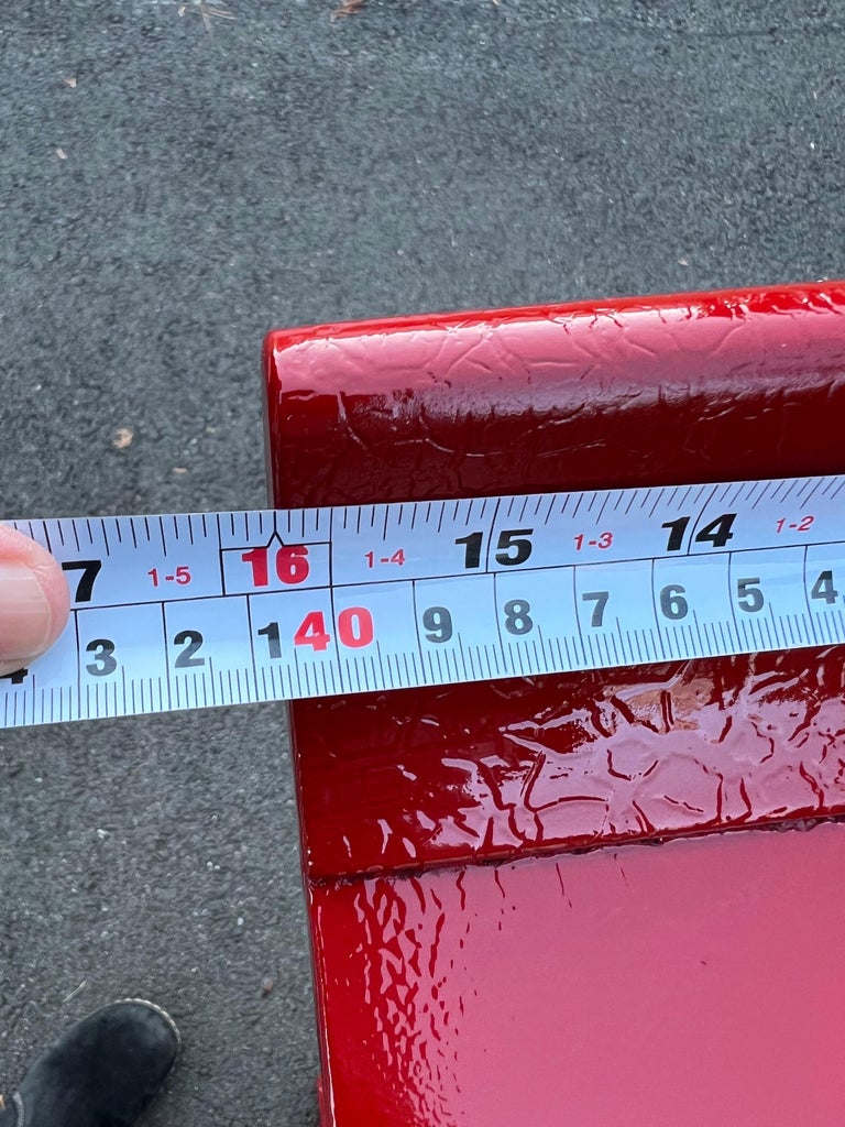 Fire Engine Red Asian Console Table For Sale at 1stDibs