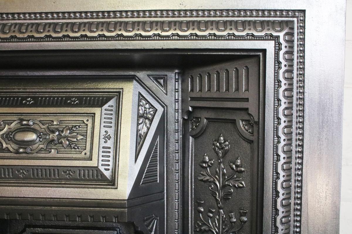 Fire Queen a Victorian Cast Iron Fireplace Insert in the Classical ...