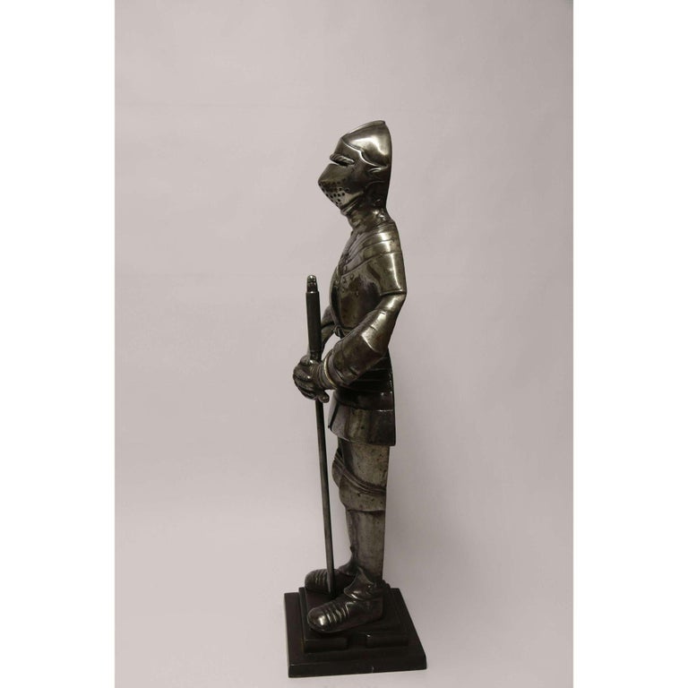 Fire Side Poker Stand in the Form of a Medieval Knight, Circa 1920 at ...
