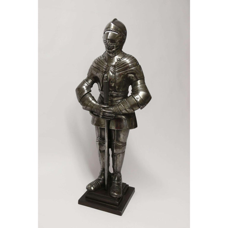 Fire Side Poker Stand in the Form of a Medieval Knight, Circa 1920 at ...