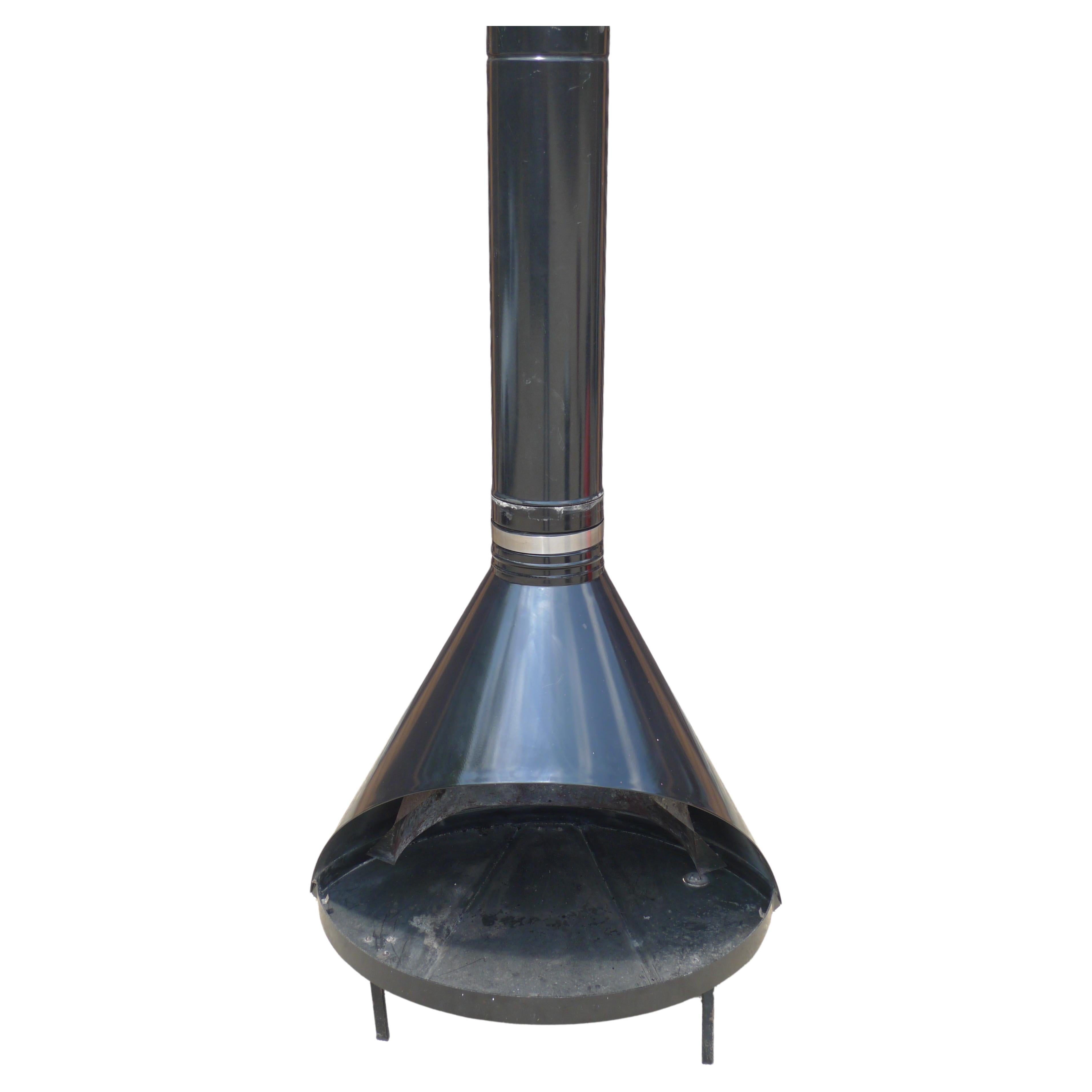 Fireplace, Wood or Gas Stove, Free Standing, Preway Manufacturing, Malm ...