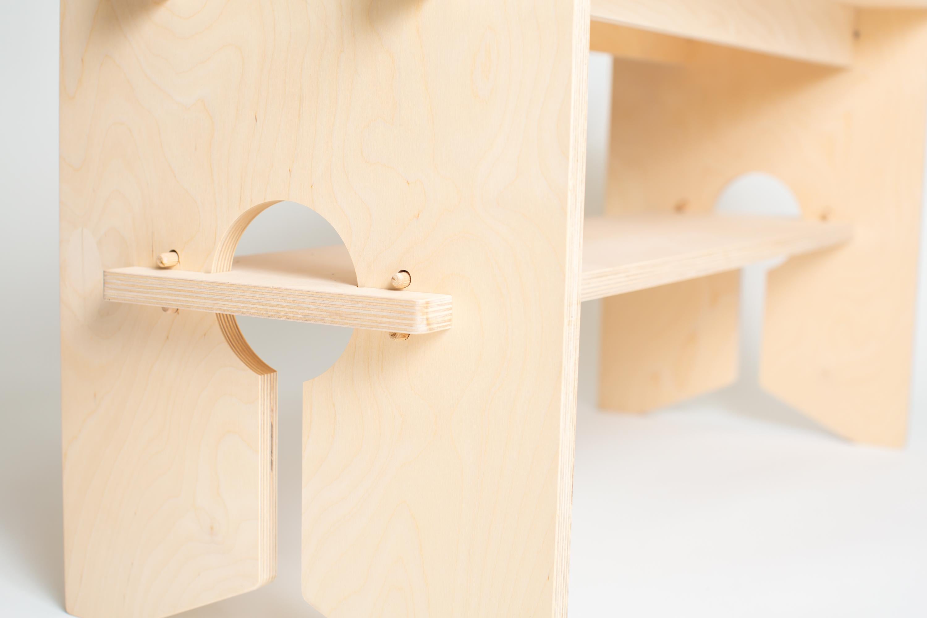 First and only original prototype of 'Fulcrum' bench from sculptor KA ...