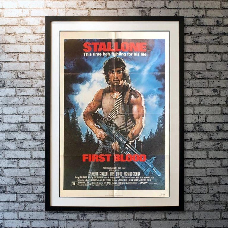 First Blood, Unframed Poster, 1982 For Sale at 1stDibs