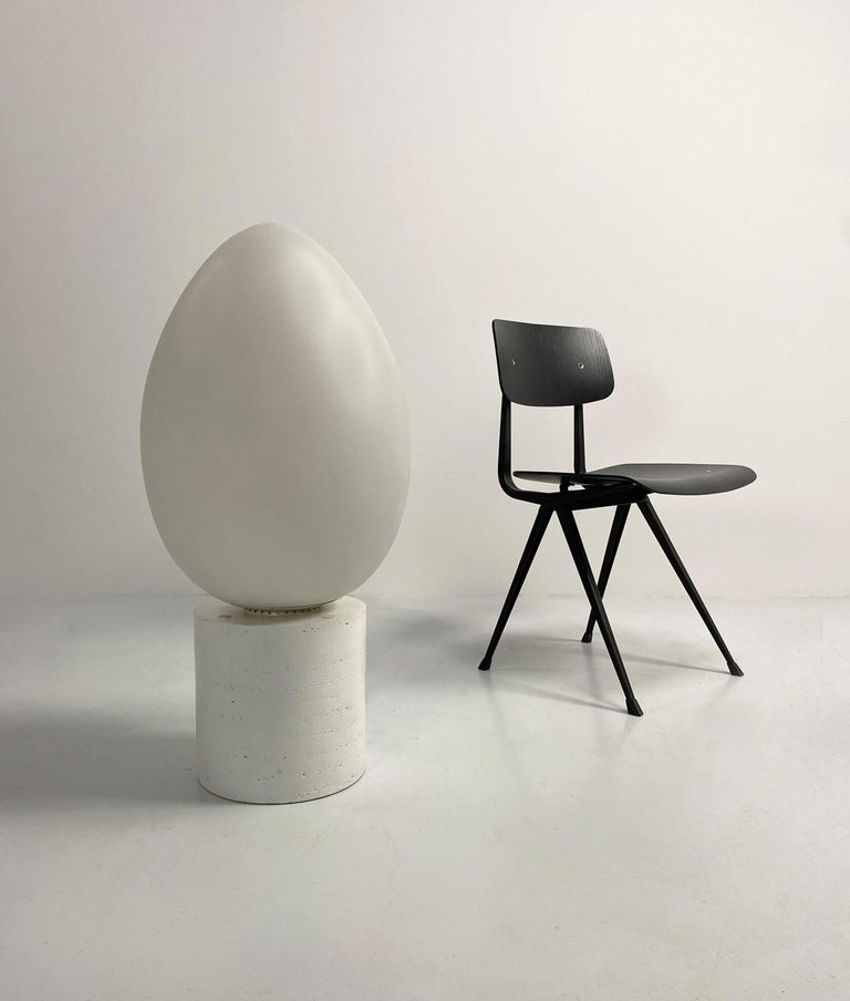 First Edition Big 'Uovo' Glass Lamp by Ben Swildens for Fontana Arte, c ...