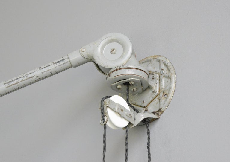 First Edition Triplex Telescopic Counter Weight Wall Lamp at 1stDibs