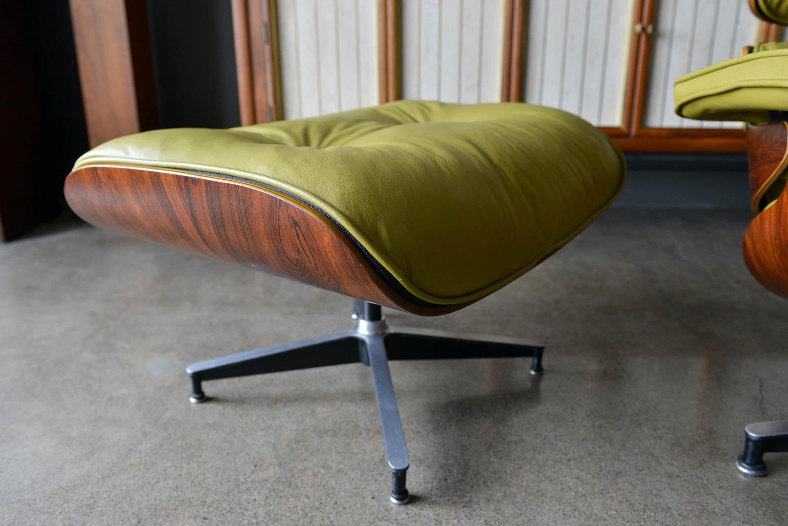 First Generation Eames Rosewood 670 Lounge Chair and 671 Ottoman, circa 1955 at 1stDibs | first ...