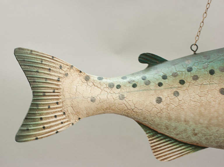 Fish Model Display Shop Sign in Metal at 1stDibs