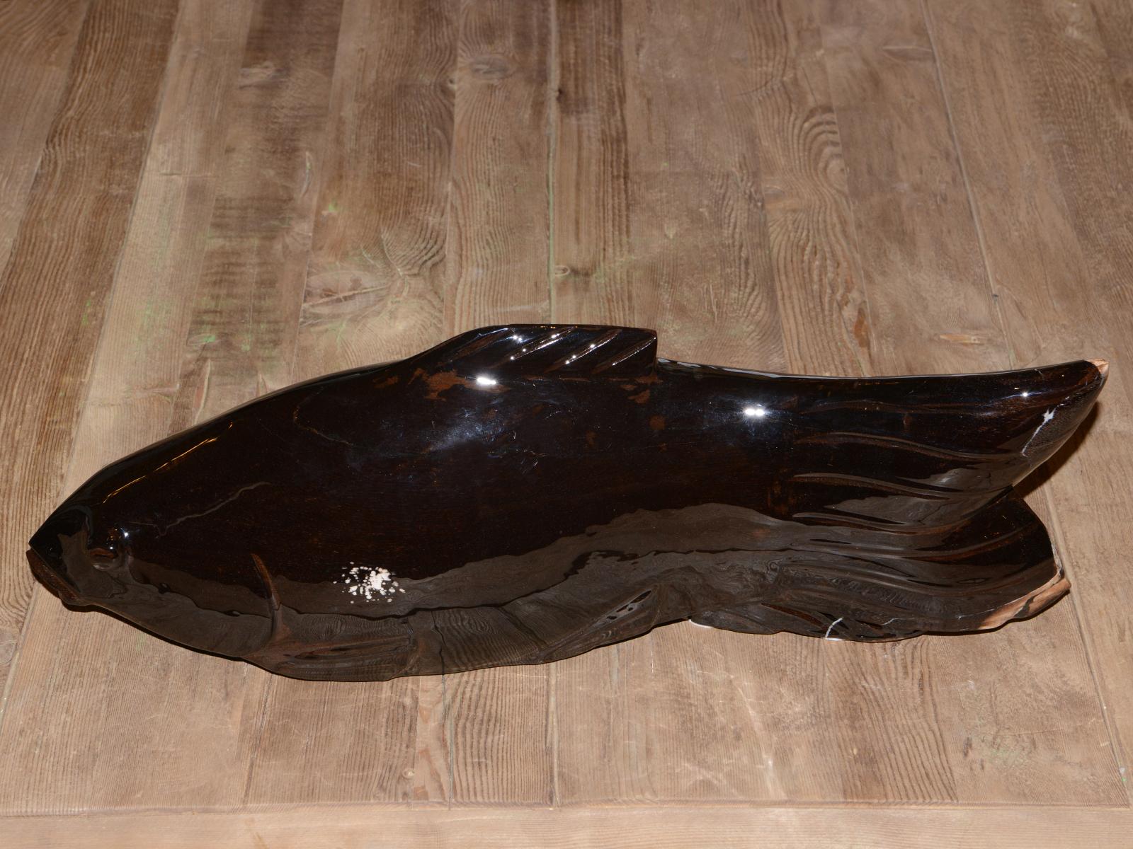 Fish Petrified N°C Sculpture For Sale at 1stDibs