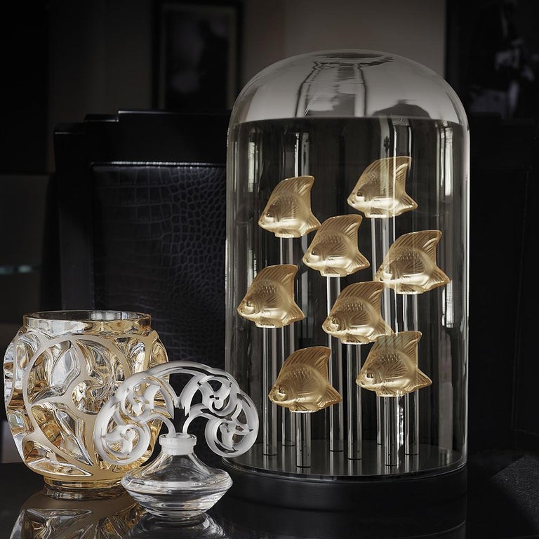 Customizable Fish Sculpture in Crystal Glass Luster by Lalique For Sale ...