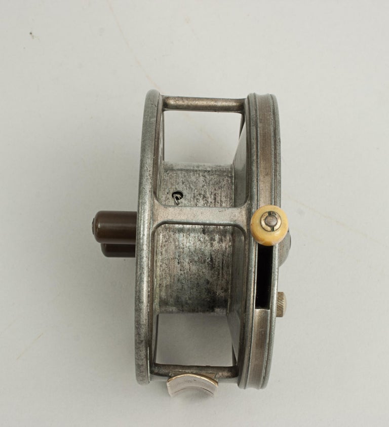 Fishing Reel, Hardy Silex Major, Alloy with Brass Foot For Sale at 1stDibs