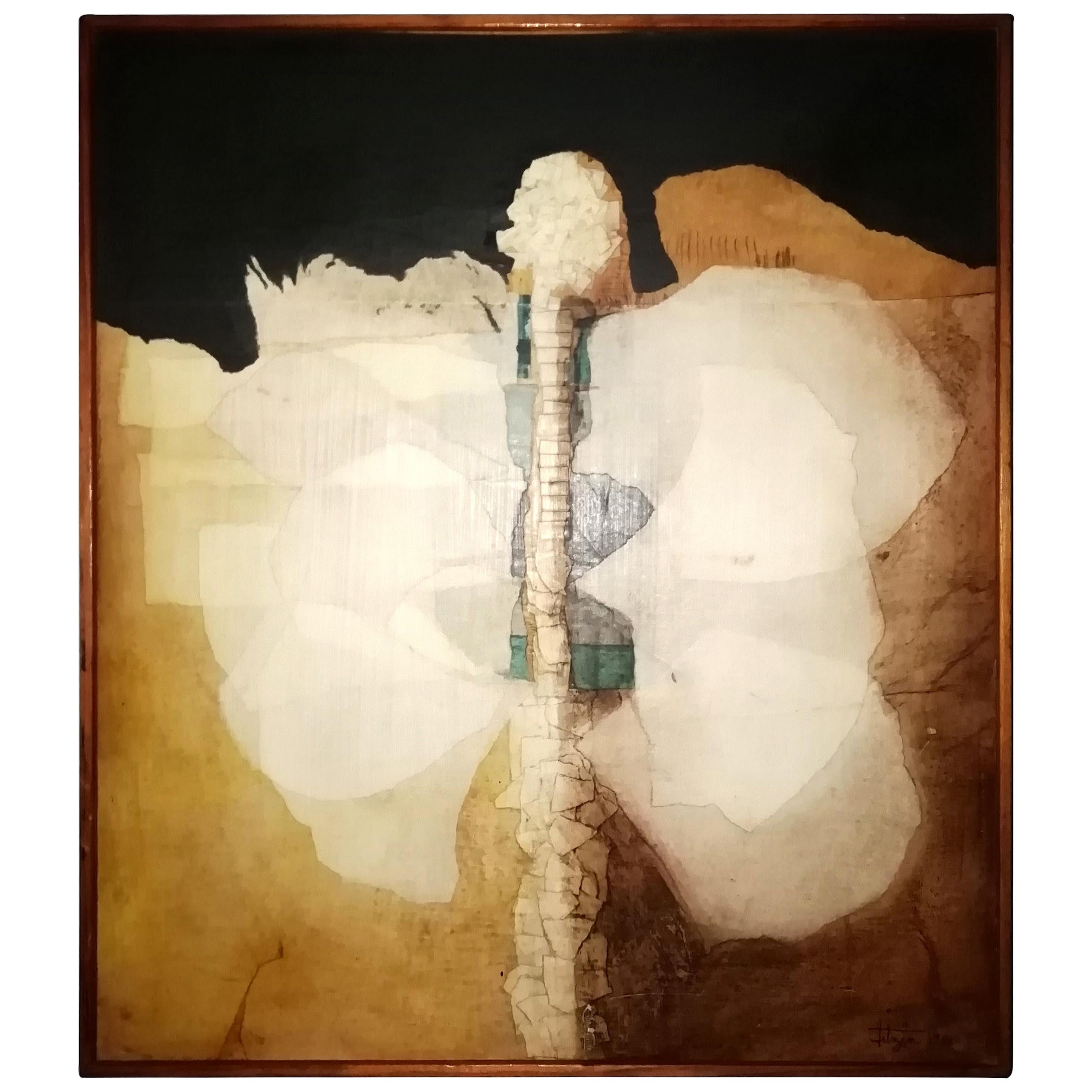 Barbara Stonecipher "Variations" Painting on Board For Sale at 1stDibs