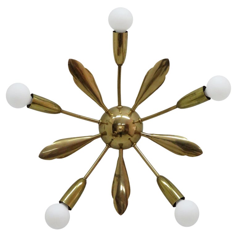 Five-Arm German Sputnik Light, 1960 For Sale at 1stDibs