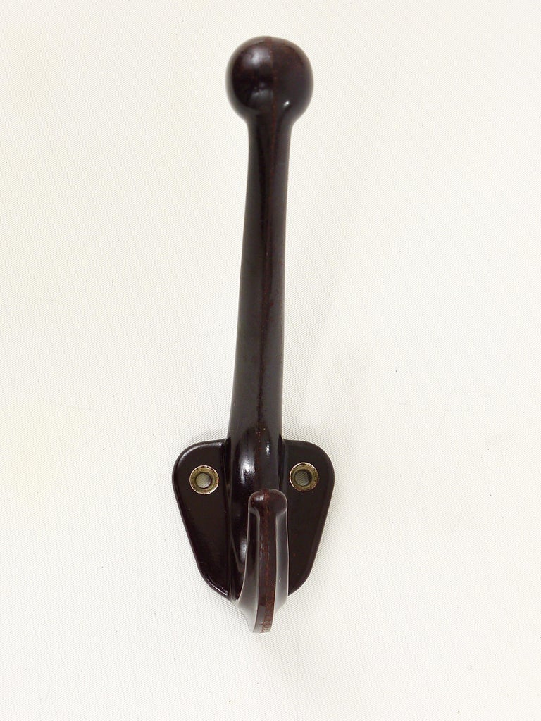 Five Beautiful Art Deco Bakelite Wall Coat Hooks, Austria, 1940s at ...