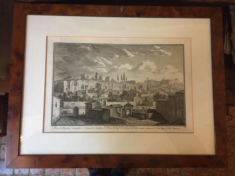 18th Century Italian Grand Tour Etchings Five Rome Views by Giuseppe ...