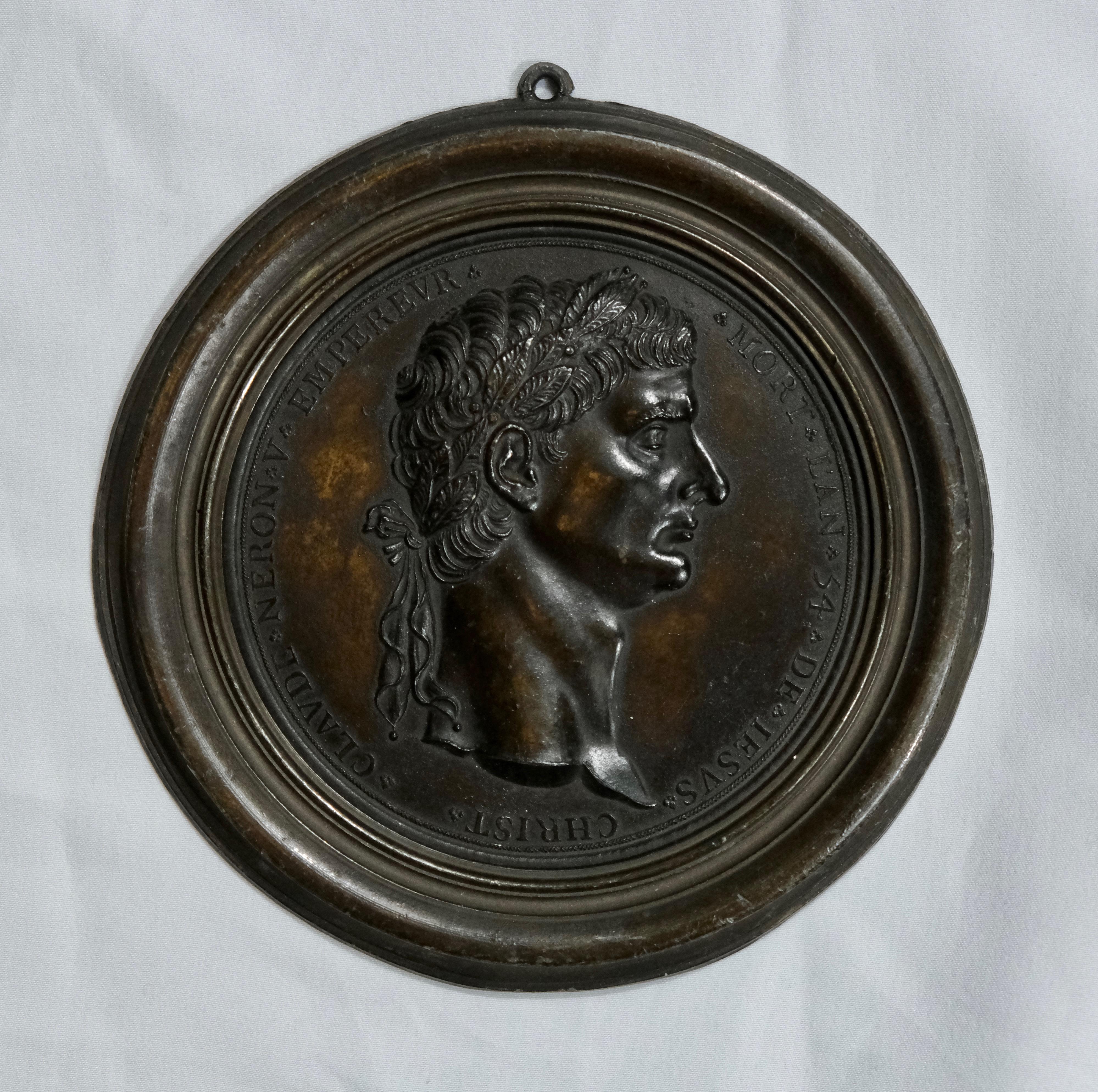 Five Medallions Depicting Roman Emperors For Sale at 1stDibs