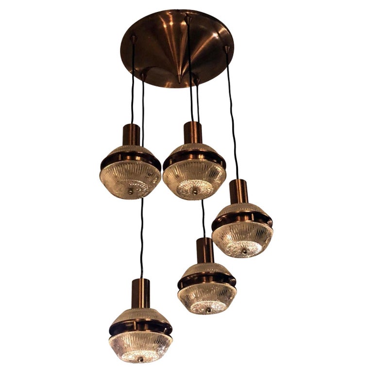 Five Pendant Flush Mount by Stilnovo For Sale at 1stDibs