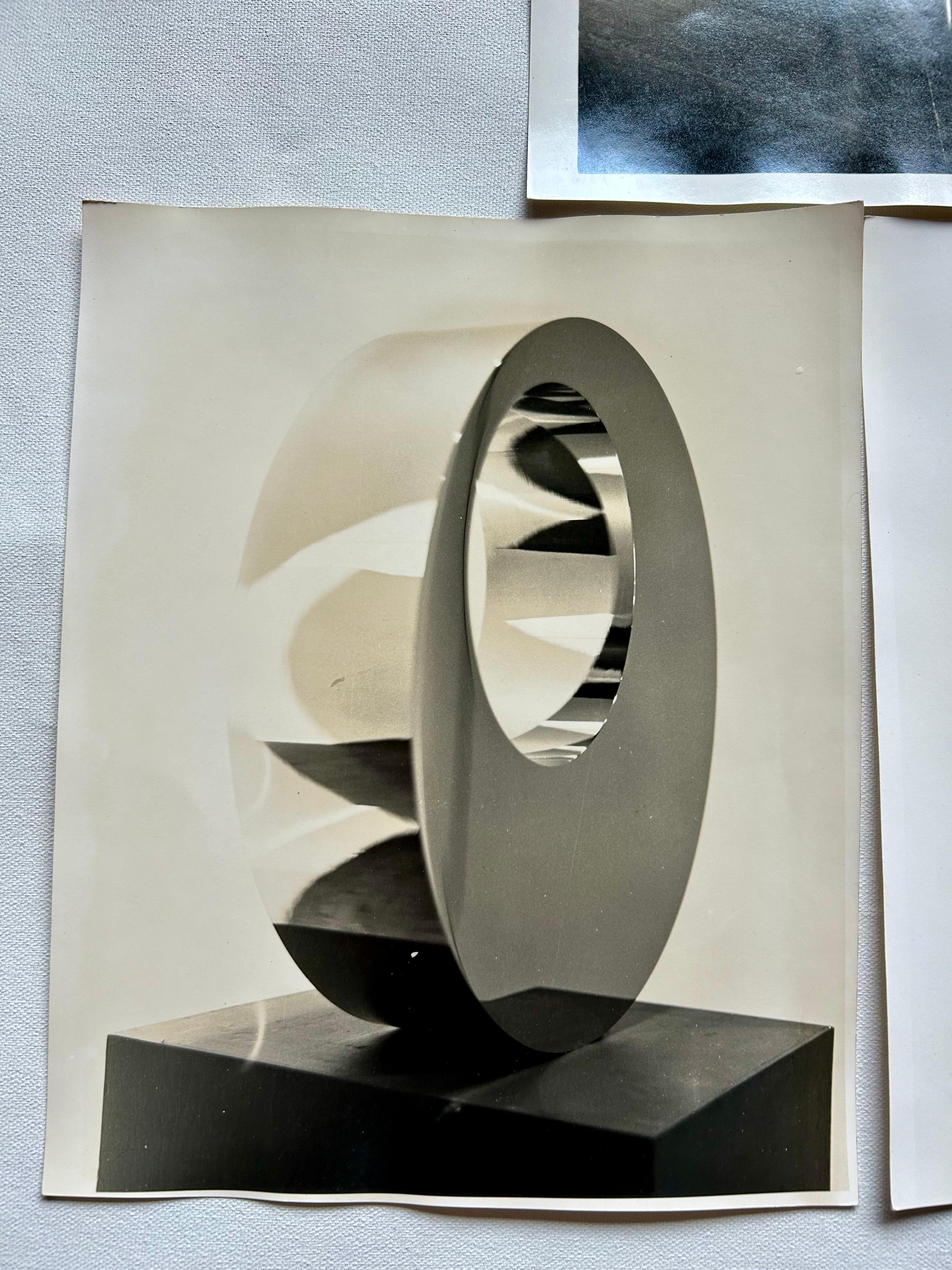 Five Photographs of Prestini Sculptures by James Hong 1970's For Sale ...