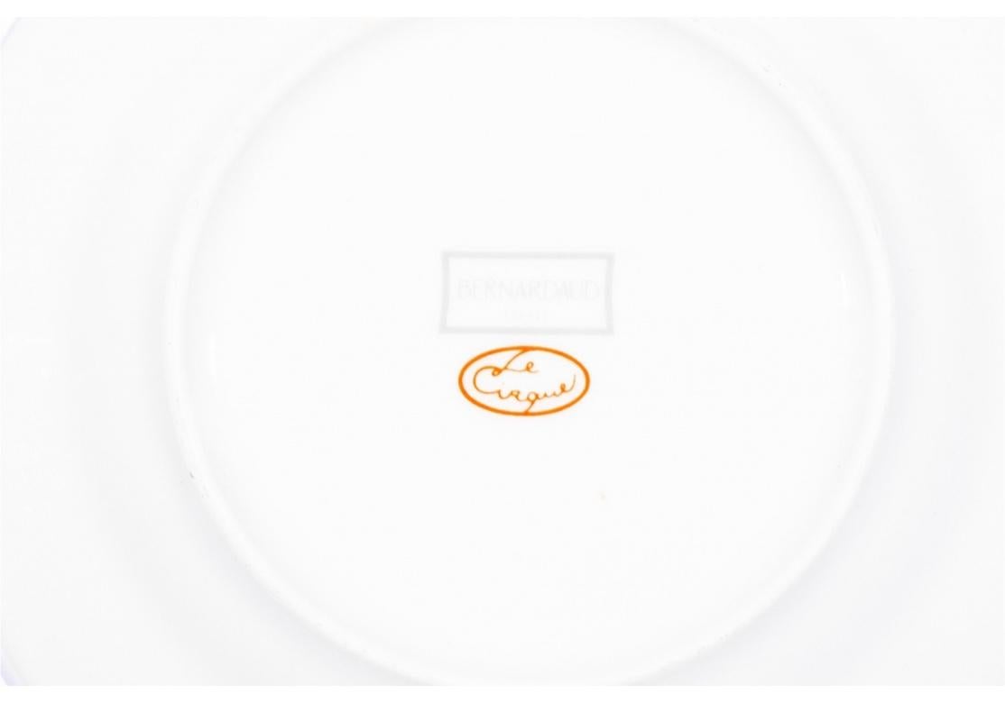 Five Set Of 6 Le Cirque Bernardaud Bread and Butter Plates - Monkeys ...
