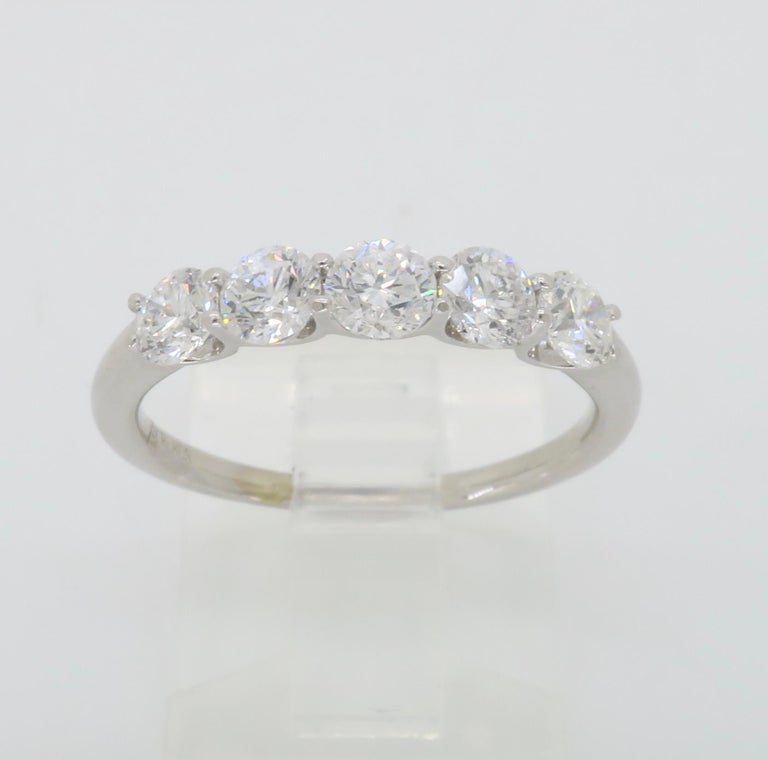 Five Stone Diamond Ring For Sale at 1stDibs