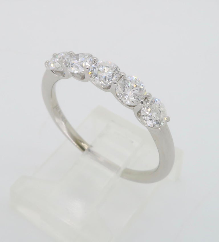 Five Stone Diamond Ring For Sale at 1stDibs