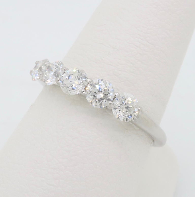 Five Stone Diamond Ring For Sale at 1stDibs