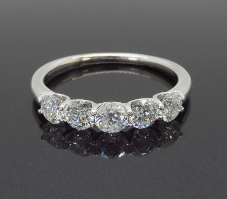Five Stone Diamond Ring For Sale at 1stDibs